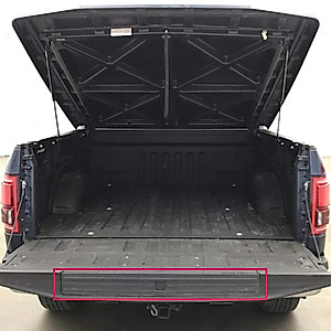 CHEDA Step Tailgate Molding Trim, Compatible with 2015-2019 Ford F-150, Flexible Flex Cap Mad w/Release Button (Will Not Fit Super Duty)