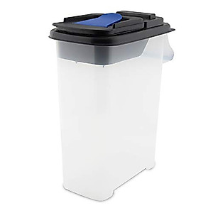 Broil King 66900 Pellet Storage Bin, Black, Clear