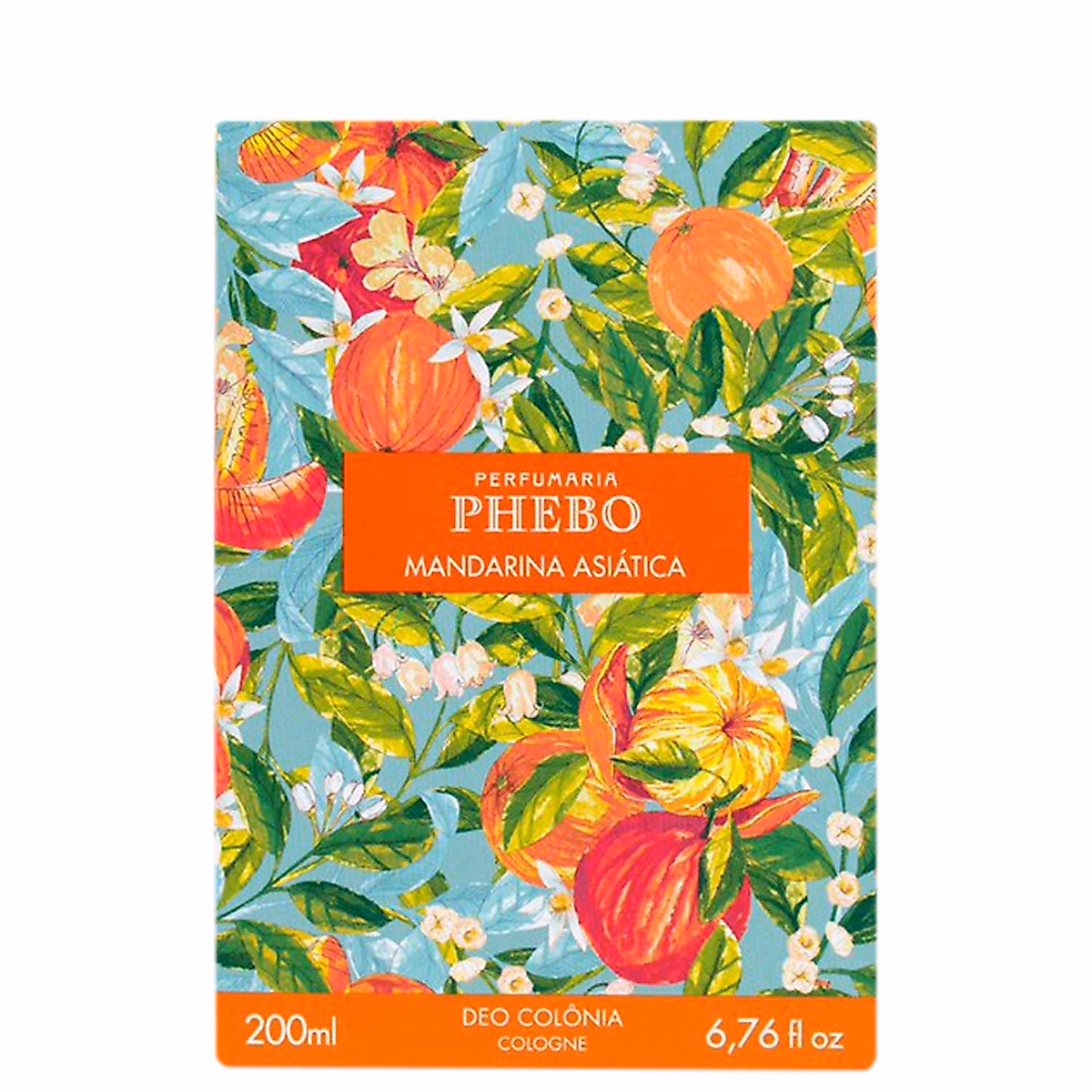 Phebo - Linha Origens - Colonia Mandarina Asiatica 200 Ml - (Phebo - Origins Collection - Asian Tangerine Eau De Cologne 6.76 Fl Oz)
