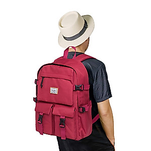 KAUKKO Stylish Laptop Backpack Multipurpose Daypack,18.72L