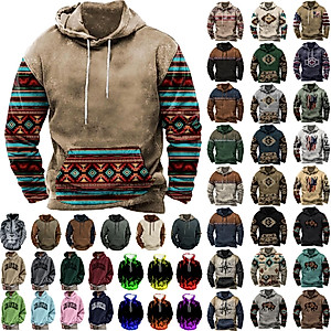 Graphic Hoodies Hoodies for Men Oversized Graphic Long Sleeve Pullover Sweatshirt Trendy Drawstring Pocket Tops Aesthetic Streetwear Hoodies with Designs