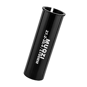 Sanmum 100mm Bike Seat Post Shim Aluminum Alloy Bicycle Seatpost Tube Adapter for MTB,Mountain,City Bike,Road Bike (27.2-30.4mm)