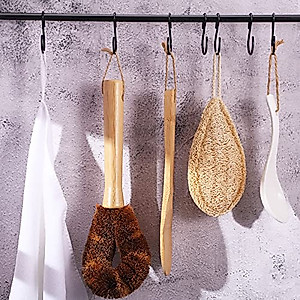 60 Pcs S Hooks Mini S Shaped Heavy Duty Metal Hooks for Hanging Plants Pots Pans Mugs Clothes Towels Kitchen Closet Rod Hooks Small S-Hooks 1.8 Inch S Hooks Bulk (Black)