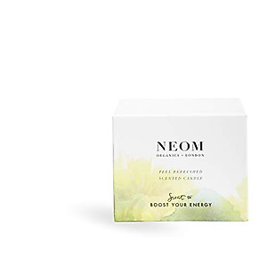 NEOM- Feel Refreshed Scented Candle, 3 Wick | Lemon & Basil | Essential Oil Aromatherapy Candle | Scent to Boost Your Energy