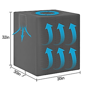 Air Conditioner Covers For Outside Units Ac Cover For Outside Unit Ac Cover Air Conditioner Cover (30x30x32 in)