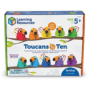 Learning Resources Toucans to 10 Sorting Set, Counting & Sorting, Early Math Skills Toy, Ages 5+