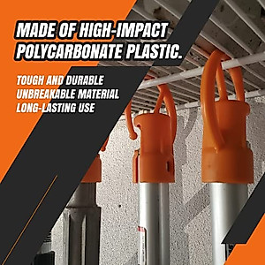 DAULT Hanger 3 Pack Heavy Duty Garage Storage Hooks | Stihl Kombi Attachments | Power Tool Holder Organizer Hangers for Garage and Basement | Wall Mount Utility Hooks for Organizing | Made in U.S.A.