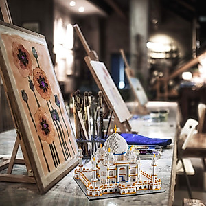 COZYMASS 3950PCS Architecture and Collection Micro Building Blocks Set Taj Mahal Modle Kit Toy Present for Adults and Kids Ages of 14+