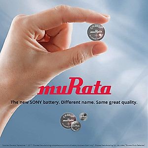 Murata 364 Battery SR621SW 1.55V Silver Oxide Watch Button Cell (5 Batteries)