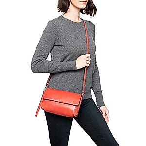 Frye Reed Flap Crossbody, Burnt Orange