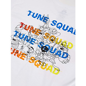 space jam Men's 2: A New Legacy Tune Squad Short Sleeve T-Shirt, White, XL