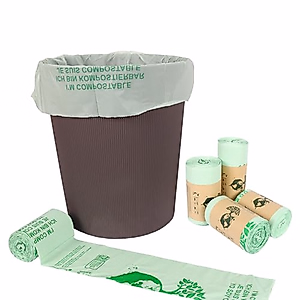 Biodegradable garbage bag, compostable garbage bag, suitable for office, home kitchen