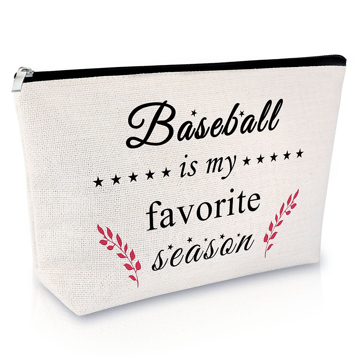 Sfodiary Baseball Lover Gift for Women Makeup Bag Baseball Theme Gift Baseball Gift for Girls Cosmetic Bag Best Friend Birthday Gift for Her Thank You Gift Graduation Gift Travel Cosmetic Pouch