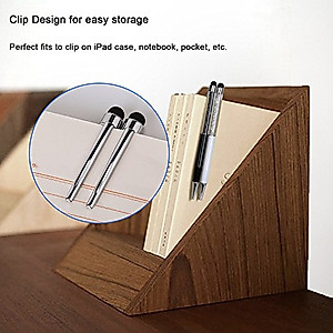 8pcs 2 in 1 Slim Crystal Stylus & Ballpoint Pens for Universal Touch Screen Devices for iPad iPhone, Samsung Galaxy, Tablets, Capacitive Pen, Black Ink Ball Point Pen