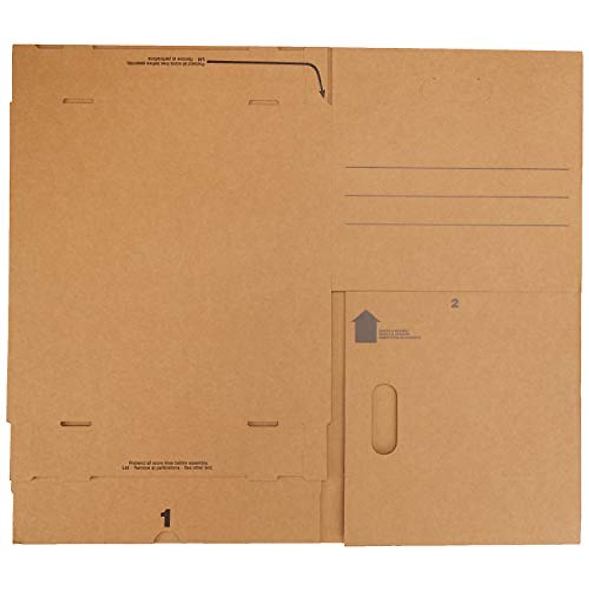 Amazon Basics Medium Moving Boxes with Lid and Handles, 19 x 14.5 x 15.5 inches, 10-Pack