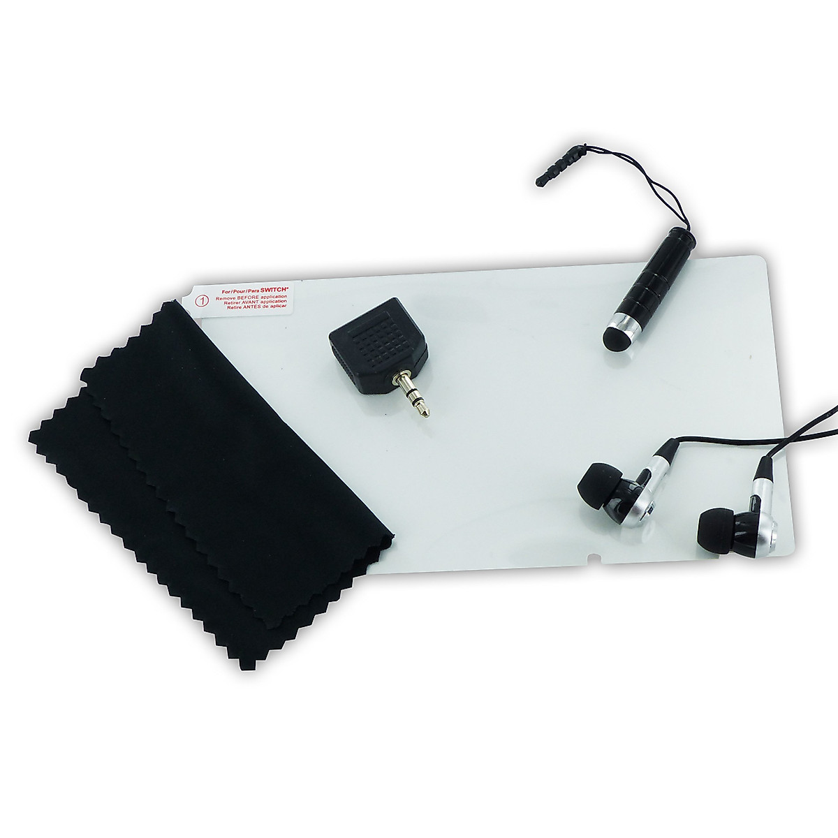 Subsonic SA5393 7-in-1 Accessory Pack for Nintendo Switch with Carrying Case and Screen Protector
