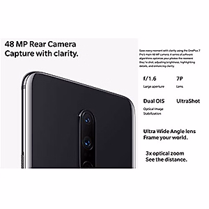 OnePlus 7 Pro 256GB ROM 8GB RAM Factory Unlocked 6.67 inch QHD+ AMOLED 90Hz Display Dual SIM Mirror Gray