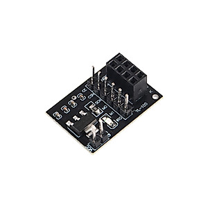 MELIFE 3 Set NRF24L01+PA+LNA RF Wireless Transceiver Module with SMA Antenna 2.4 GHz + NRF24L01 8 Pin Socket Breakout Adapters Compatible with Antenna LKY67