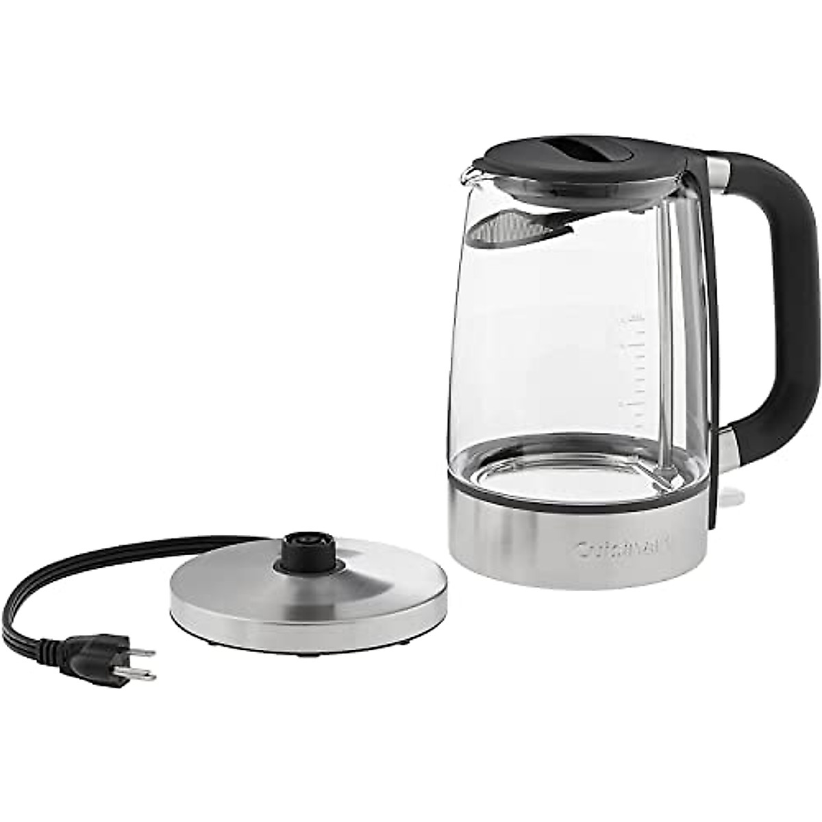 Cuisinart GK-17 ViewPro Cordless Electric Kettle, 1.7-Liter Capacity with 1500-Watts of Power, Stainless Steel/Glass