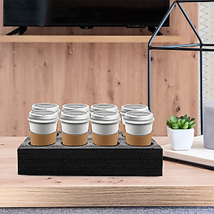 2pcs Milk Tea Drink Cup Holder Sodas Drinks Drink Packaging Tray Coffee Cup Carrier Take Out Cup Holder Disposable Drinkware Coffee Cup Tray Commercial Tea Milk Pearl re-usable