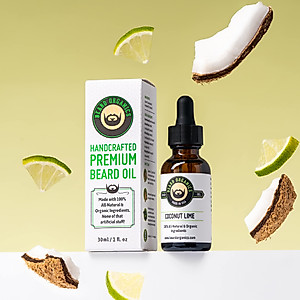 Beard Organics Coconut Lime Beard Oil | Coconut & Lime Scent