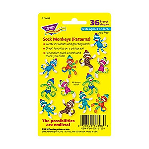Sock Monkeys Patterns Mini Accents Variety Pack