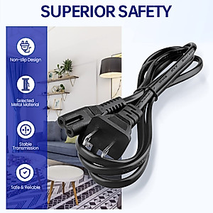 Digipartspower AC Power Cable for Westinghouse Digital LLC EW32S3PW EW3253PW 32 LED HDTV LCD HD TV (Note: This is a Power Cord ONLY. NOT Power Supply Whole Set