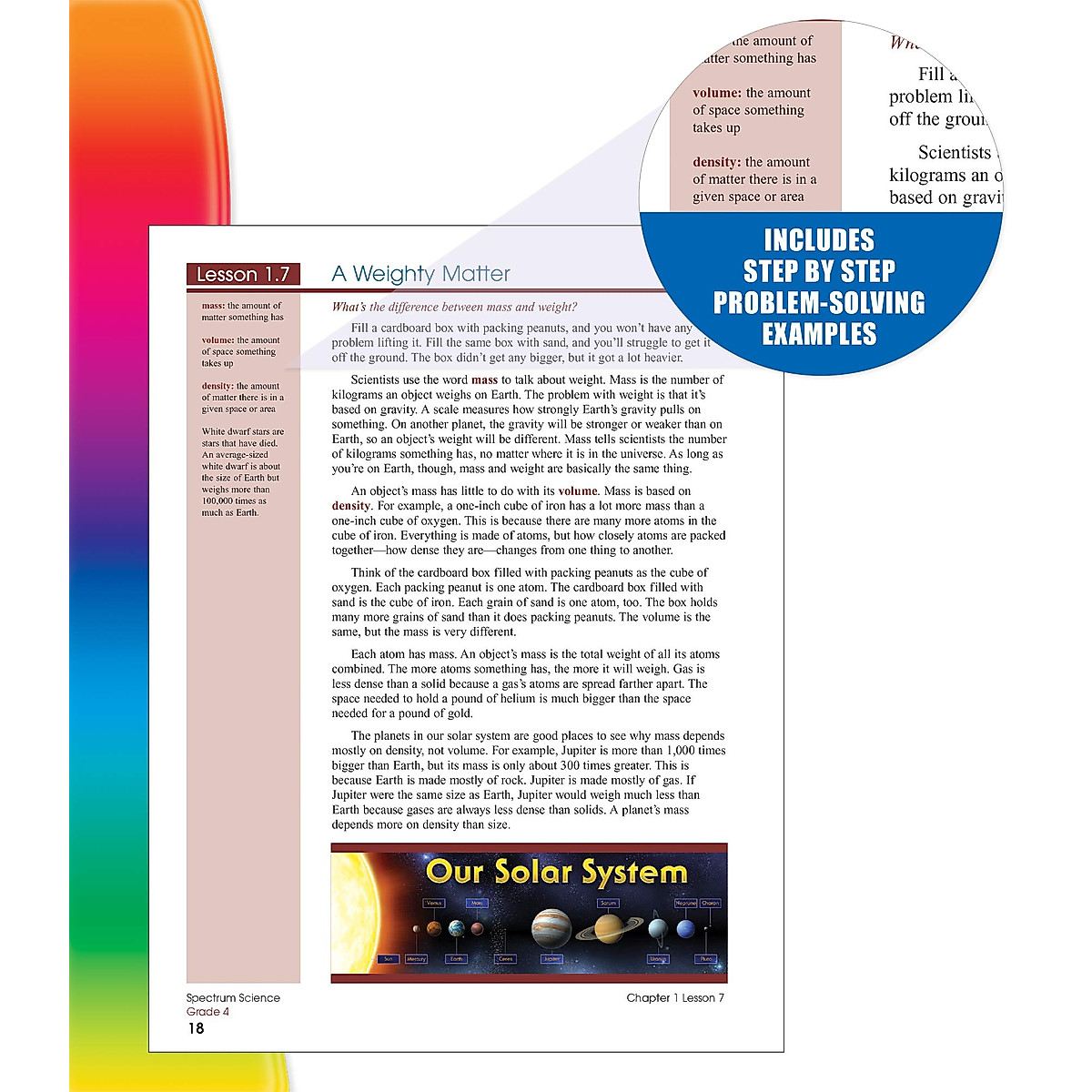 Spectrum 4th Grade Science Workbooks, Ages 9 to 10, 4th Grade Science, Physical, Space, Earth, and Life Science, the History and Nature of Science With Research Activities - 144 Pages