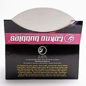 Atomic Bubbles: Tekno Bubbles - 48 Pack 1oz Bottles - UV Blacklight Glow Bubbles, Glow Parties, Indoor & Outdoor, Party Favors, Kid Safe & Non-Toxic