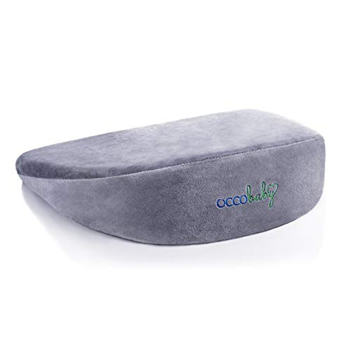 OCCObaby Pregnancy Wedge Pillow for Sleeping | Small Wedge Pillow for Travel for Back Support | Wedge Pillow for Side Sleeping | Belly Wedge Pillow