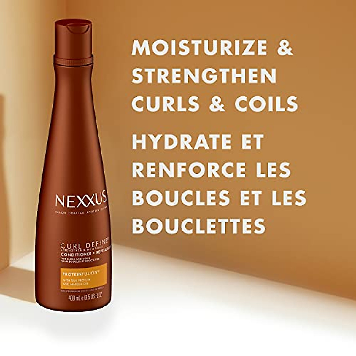 Nexxus Curl DefineCurl Define Moisturizing Conditioner For Curly and Coily Hair with Marula Oil Hair Conditioner for Strengthening and Moisturizing Curls 13.5 oz