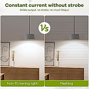 Kecoreay LED Edison Bulb 5000K Daylight White,7W 850Lum Light Bulbs 60 Watt Equivalent, E26 Standard Base Edison LED Bulbs,Antique ST58 Filament Light Bulb,High CRI 85+,Non Dimmable,6 Packs