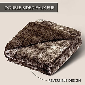 Luxury Plush Blanket - Cozy, Soft, Fuzzy Faux Fur Throw Blanket for Couch - Ideal Comfy Minky Blanket for Adults for Cold Nights by Everlasting Comfort