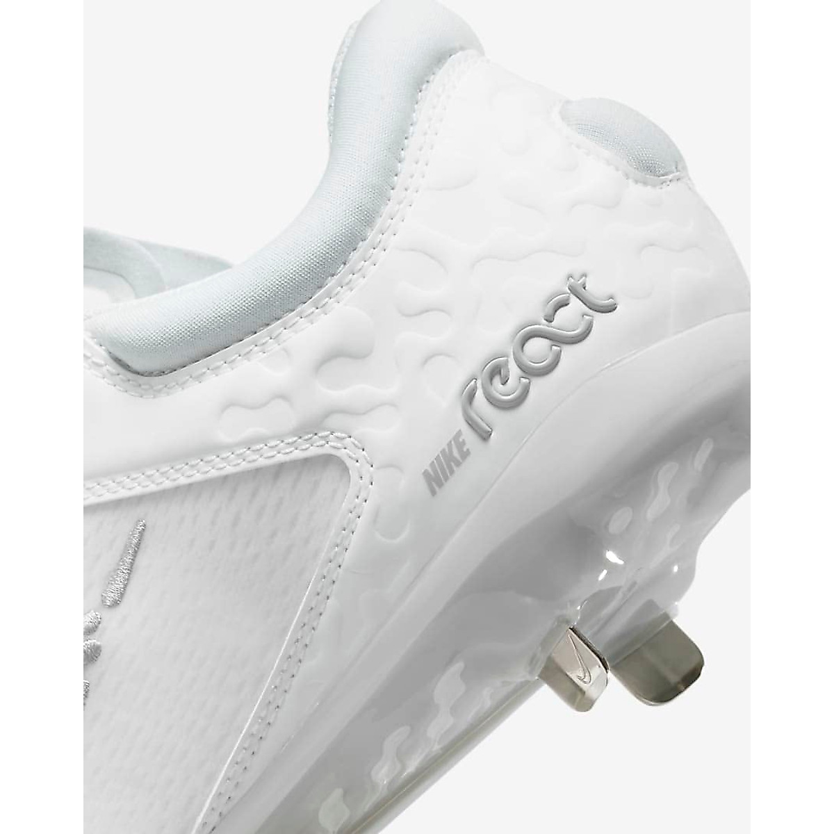 Nike Hyperdiamond 4 Pro Women's Softball Cleat SZ 8 White/Grey