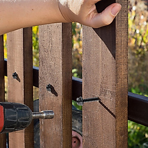 FOLIV 385PCS #8 Self Drilling TEK Screw Assortment Kit, 410 Stainless Steel Black Self Tapping Tcrews, Hex Washer Head & Modified Truss Head Black Screws, Length 1/2" to 1-1/4"