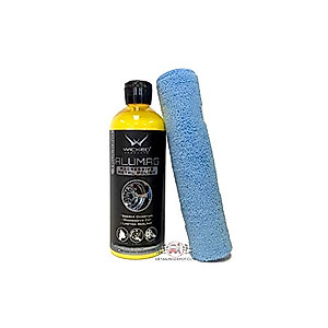 Wicked Alumag Chrome Metal Polish 16oz w/Free Microfiber Towel