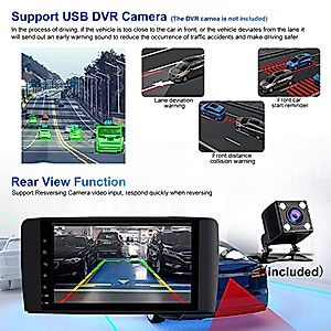 Android 11 Car Radio Stereo for Mercedes-Benz GL ML Class W164 X164 ML350 ML450 ML500 GL320 GL450 Octa Core 4GB RAM 64GB ROM IPS Multi-Touch Screen Double Din Wireless CarPlay