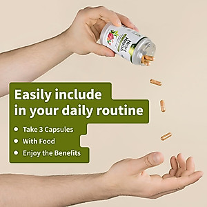 Snap Supplements Heart Health Supplements and Blood Circulation Supplements, 180 Capsules