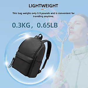 OMOUBOI Small Causal Daypack Travel Laptop Backpack Fits 14" Laptop School Backack for Women Men (Black)