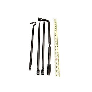 Red Hound Auto 2004-2014 Compatible with Ford F150 Spare Tire Tool Replacement Set Kit for Jack with Case