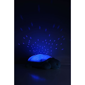 Cloud b Star Projector Nightlight with White Noise Soothing Sounds | Adjustable Settings and Auto-Shutoff | Twinkling Twilight Turtle - Pink