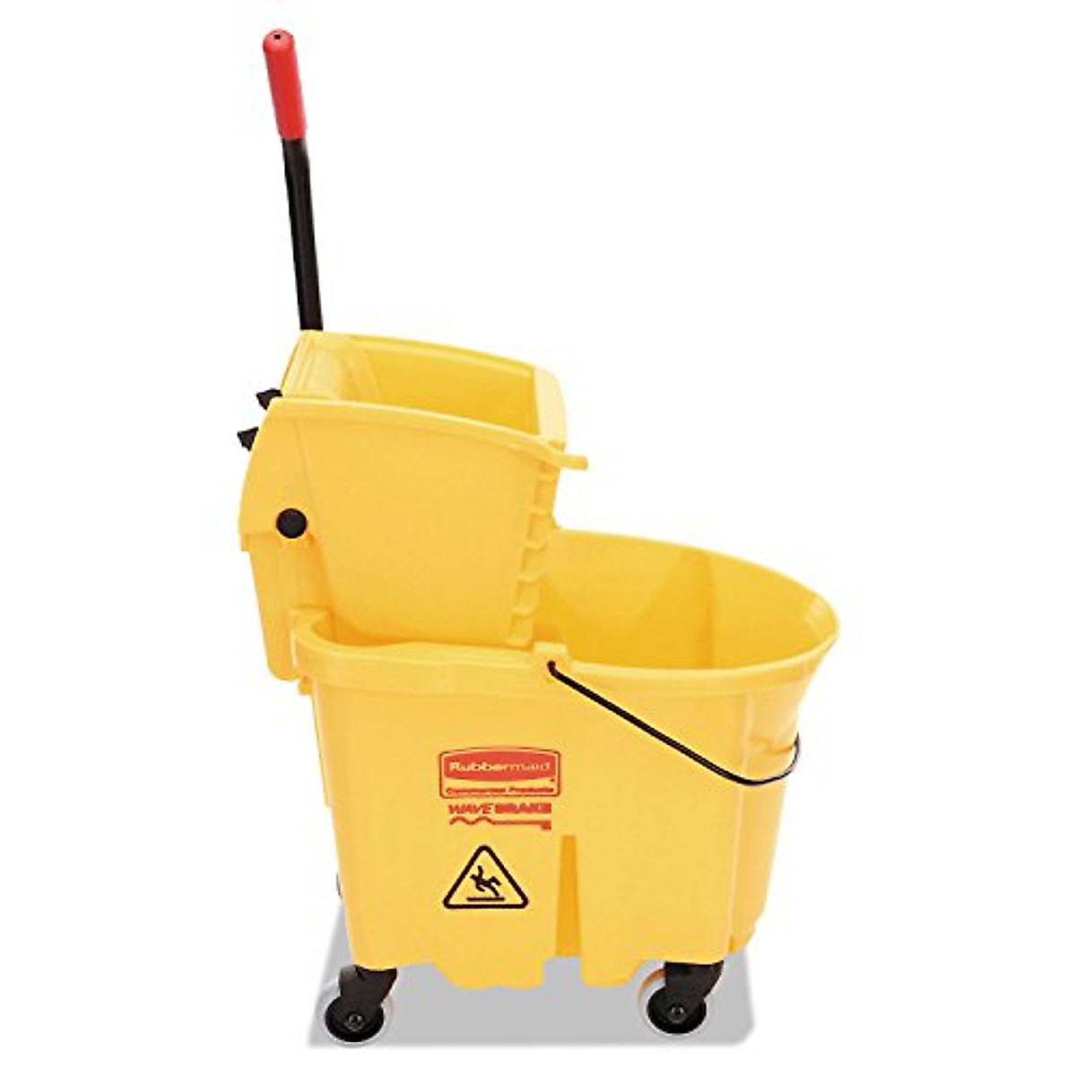 Rubbermaid Commercial 758088Yw Wavebrake 35 Quart Bucket/Wringer Combinations Yellow