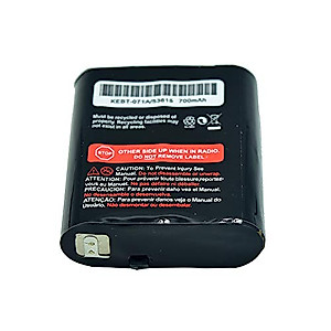 3.6V 700mAh Two-Way Radio Rechargeable Battery for Motorola 53615 m53615 KEBT-071-A KEBT-071-B KEBT-071-C KEBT-071-D Talkabout 5950 T4800 T4900 T5000 T5800 T9500R (2 Pack)