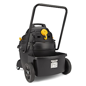 Shop Vac 9593406 Two Stage Industrial Wet Dry Vac, 16 Gallon, 1-1/2 Inch x 12 Foot Hose, 80 CFM, (1-Pack)