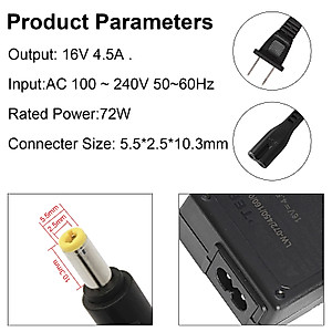 Charger for Panasonic Toughbook CF-18 CF-29 CF-30 CF-50 CF-51 CF-73