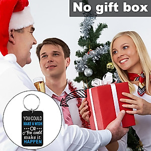 Funtery 18 Pcs Motivational Keychains Bulk Inspirational Gifts for Employees School Thank You for Coworkers Friend(Religious)