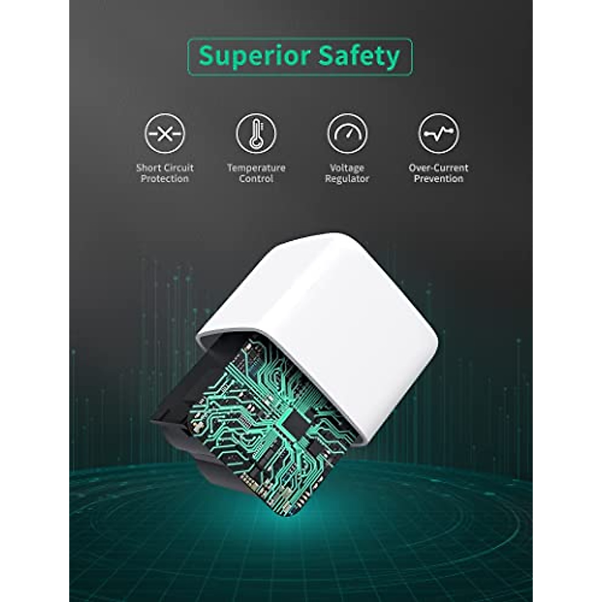 USB C Wall Charger Fast Charging, 2-Pack TI-TOO 20W Dual Port Power Adapter, Quick Charge 3.0 USB Type c Power Delivery Charger Block Plug Compatible with iPhone 14 Pro Max/14 Plus/13 Pro/13/12