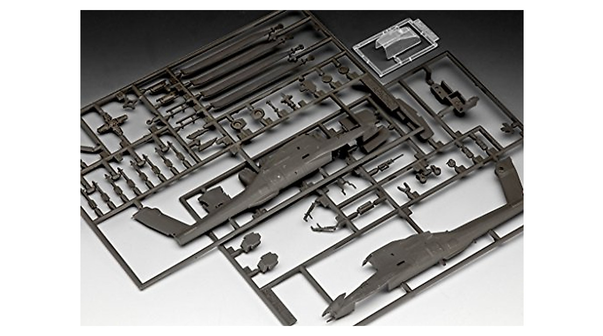 Revell Apache 100 Helicopter Model Kit - 1/100 Scale Model