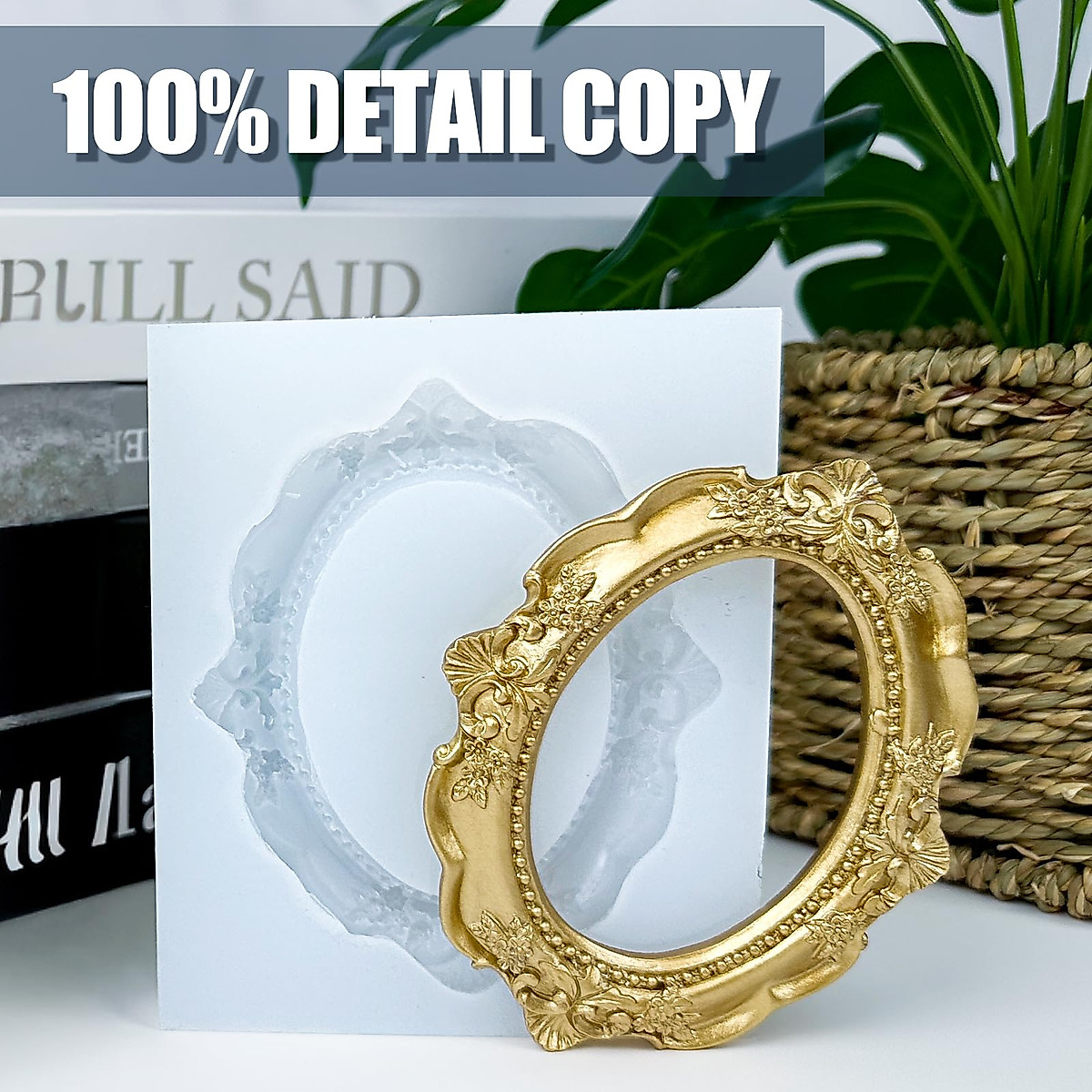 WEYSTOM Silicone Mold Making Kit, 20A Liquid Silicone Rubber 600 ML/1.9LB, Fast Curing Mold Making Silicone, Translucent Silicone Rubber - Mix Ratio =1A:1B, for Casting Resin, Soap, Candles