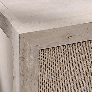 Sauder Pacific View Dresser, L: 28.78" x H: 17.48" x W: 44.213", Chalked Chestnut Finish